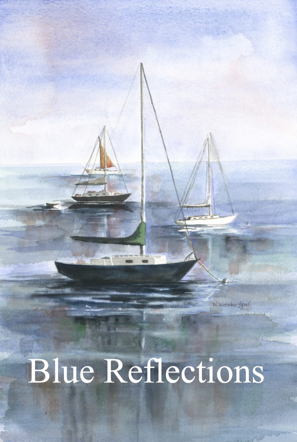 Blue Reflections | Watercolor Posters