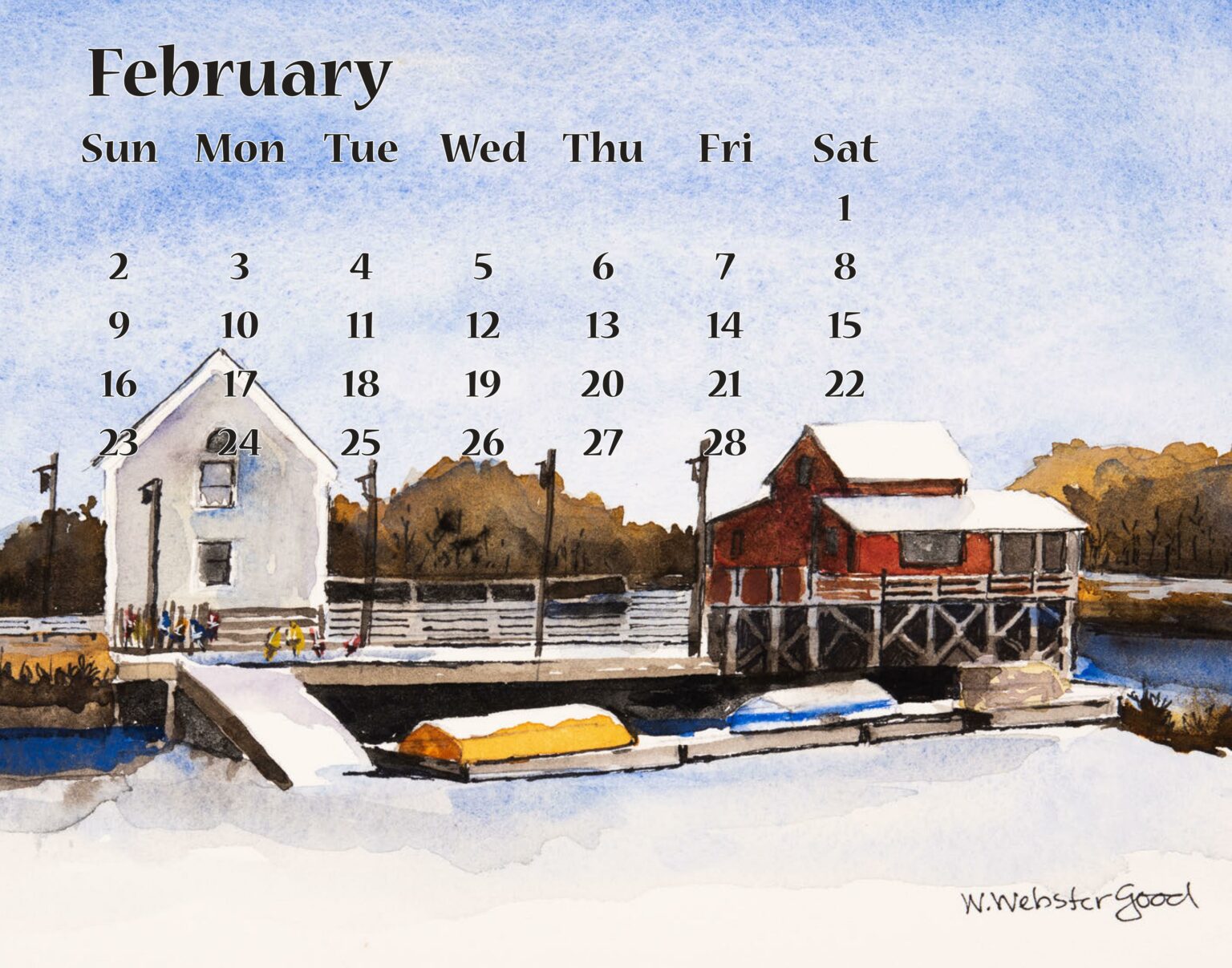 Calendars Archives - Wendy Webster Good Fine Art